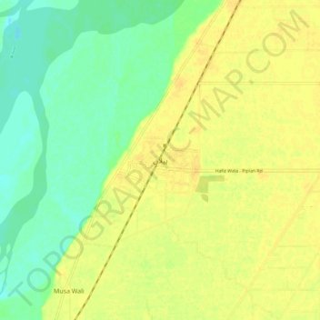 Piplan topographic map, elevation, terrain