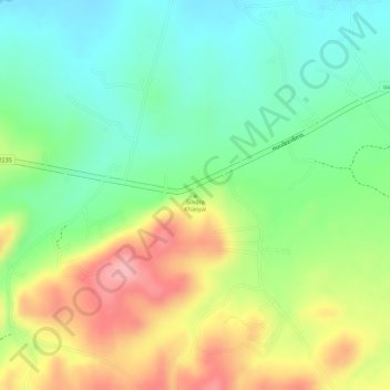 Silvara Khaoyai topographic map, elevation, terrain