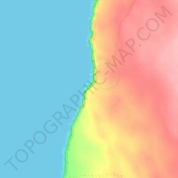 Castle Cove Lookout topographic map, elevation, terrain
