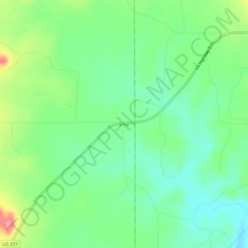 Erna topographic map, elevation, terrain