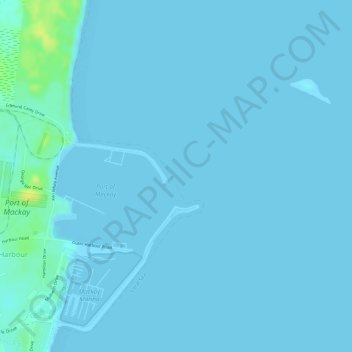 Forgan Smith Point topographic map, elevation, terrain
