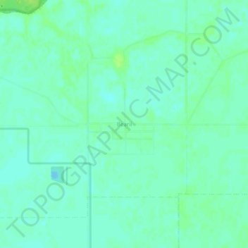 Bearii topographic map, elevation, terrain