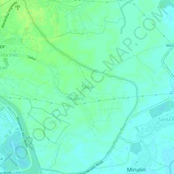 Talba topographic map, elevation, terrain