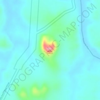 Mount Sellheim topographic map, elevation, terrain
