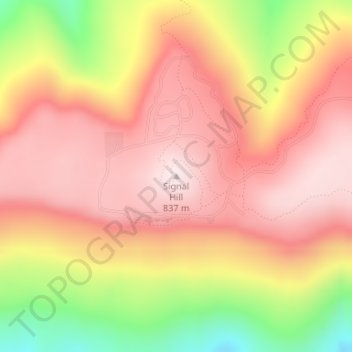 Magazine Mountain topographic map, elevation, terrain