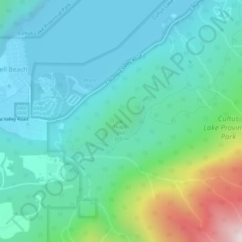 Teapot Hill topographic map, elevation, terrain