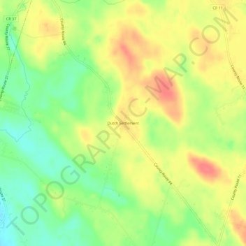 Dutch Settlement topographic map, elevation, terrain