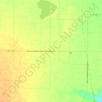 Gilliland topographic map, elevation, terrain
