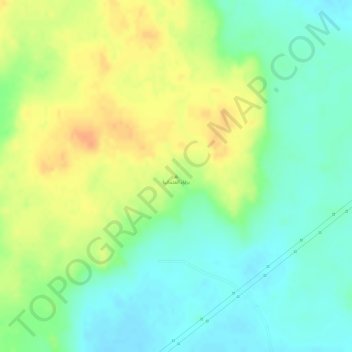 Barqa' al `Uthmaniyah topographic map, elevation, terrain
