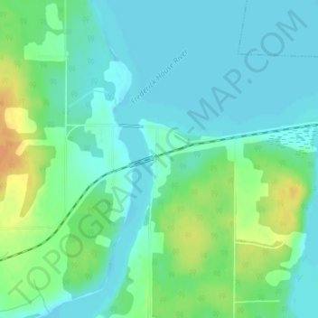 Connaught topographic map, elevation, terrain