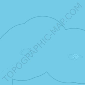 Central London Reef topographic map, elevation, terrain