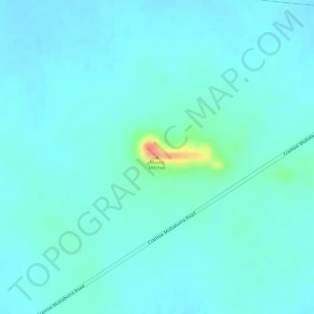 Mount Mitchell topographic map, elevation, terrain