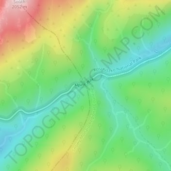Dead Horse Gap topographic map, elevation, terrain