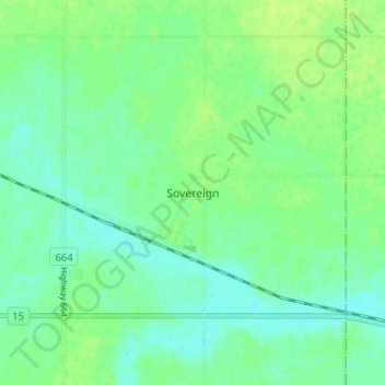 Sovereign topographic map, elevation, terrain
