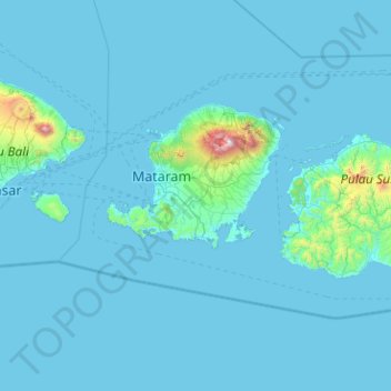 Kota Subulussalam topographic map, elevation, terrain