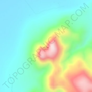 Otse Hill topographic map, elevation, terrain