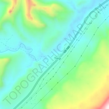 Marsh Pass topographic map, elevation, terrain