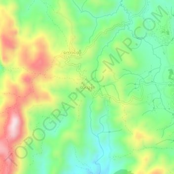Hti Yun topographic map, elevation, terrain