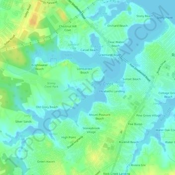 Klasmeier Point topographic map, elevation, terrain
