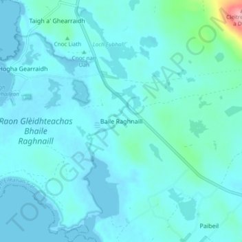 Balranald topographic map, elevation, terrain