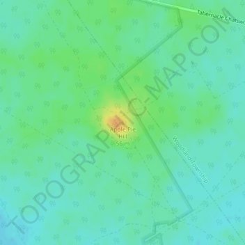 Apple Pie Hill Station Fire Tower topographic map, elevation, terrain