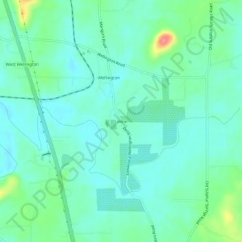 Union topographic map, elevation, terrain