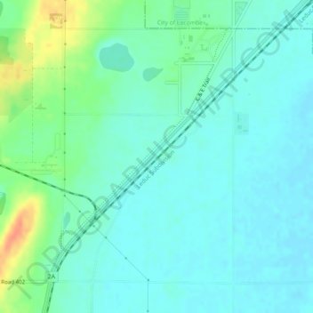 Jackson topographic map, elevation, terrain
