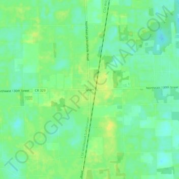 Sparr topographic map, elevation, terrain