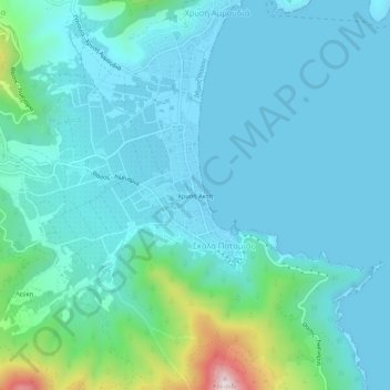 Golden Beach topographic map, elevation, terrain