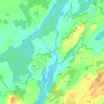 Petworth topographic map, elevation, terrain