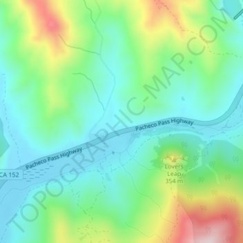 Bell Station topographic map, elevation, terrain