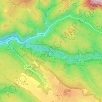Topograf topographic map, elevation, terrain
