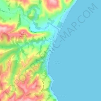 Gore Bay topographic map, elevation, terrain
