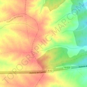 Fernandino topographic map, elevation, terrain
