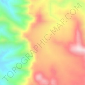 Dangur topographic map, elevation, terrain