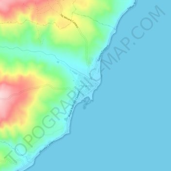 Hoşköy topographic map, elevation, terrain