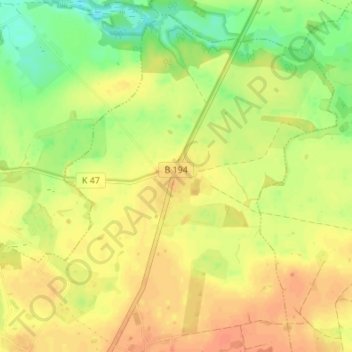 Lindenhof topographic map, elevation, terrain