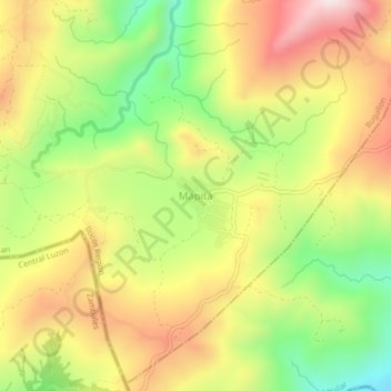 Mapita topographic map, elevation, terrain