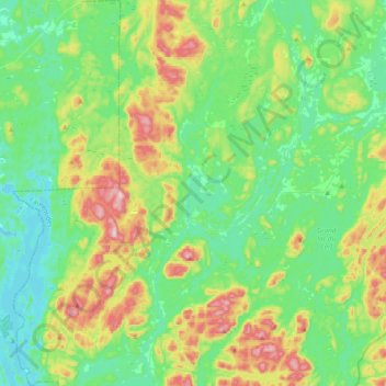 Notre-Dame-de-Pontmain topographic map, elevation, terrain