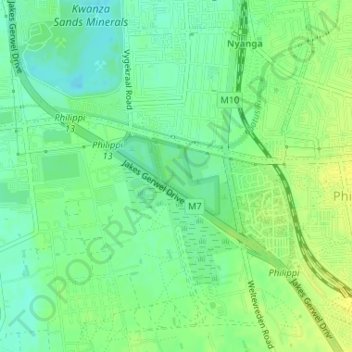 Edith Stephens Nature Reserve topographic map, elevation, terrain