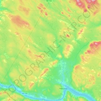 Southampton Parish topographic map, elevation, terrain