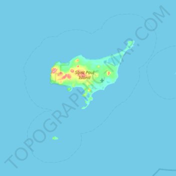 St. Paul topographic map, elevation, terrain