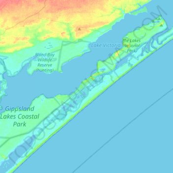 Loch Sport topographic map, elevation, terrain