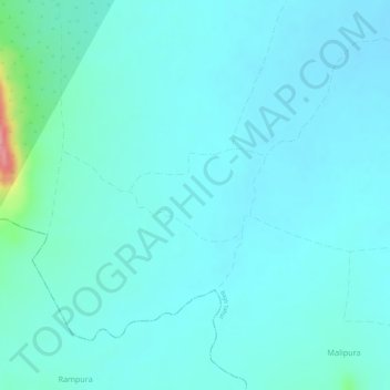 Panjariya topographic map, elevation, terrain