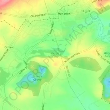 Ranger Lake topographic map, elevation, terrain