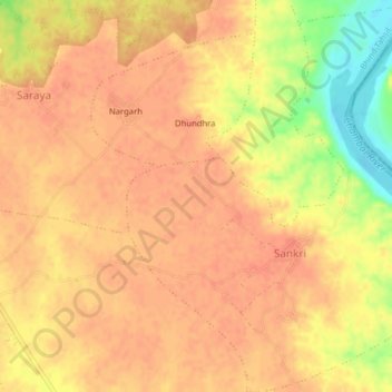 Sankri topographic map, elevation, terrain
