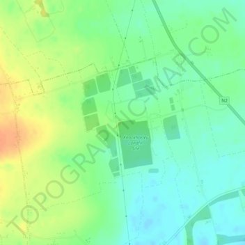 Knockharley topographic map, elevation, terrain