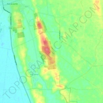 Mount Light topographic map, elevation, terrain