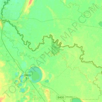 Pental Island topographic map, elevation, terrain