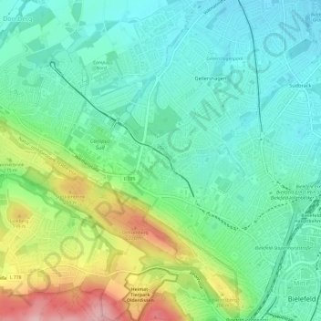 33615 topographic map, elevation, terrain